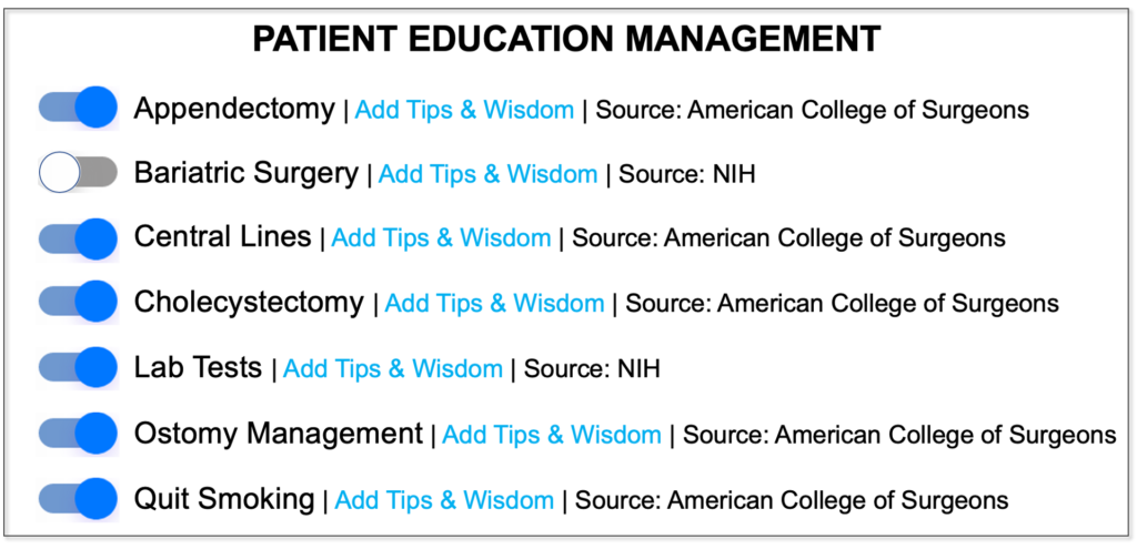 Surgical Patient Education from the American College of Surgeons - Vivacare