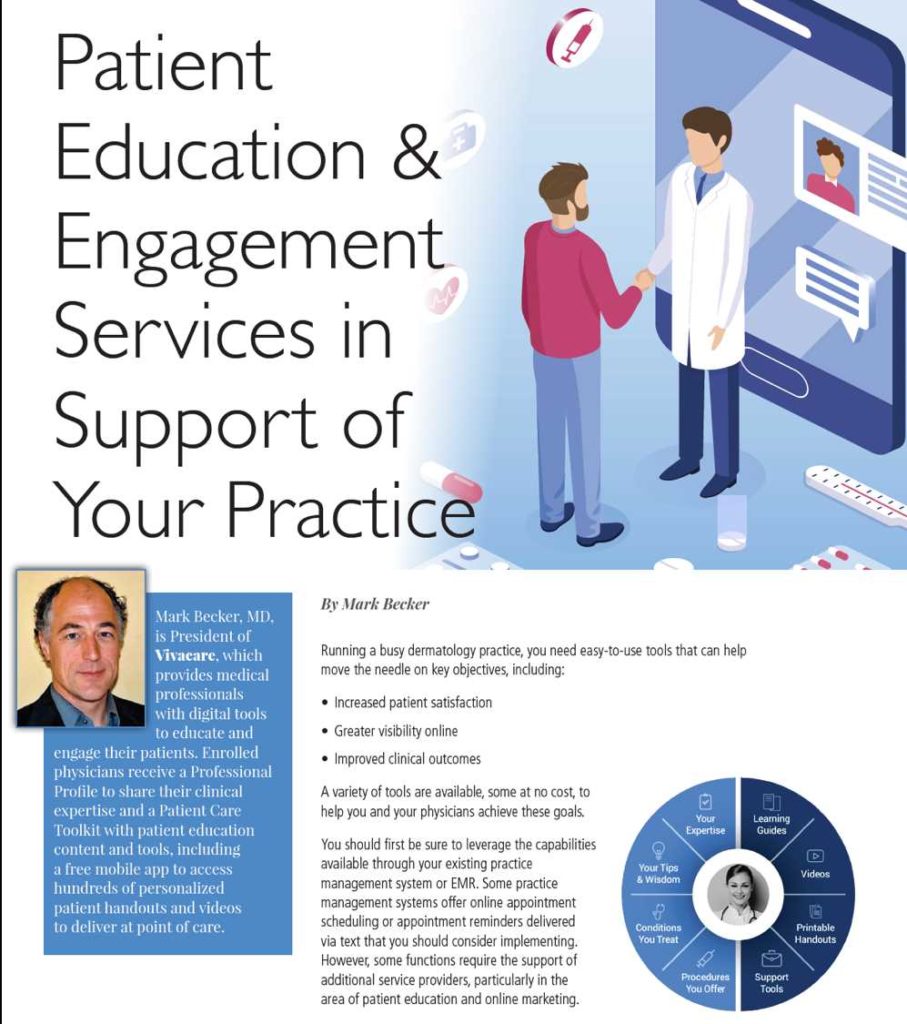 Patient Education – Digital Service for Medical Professionals - Vivacare